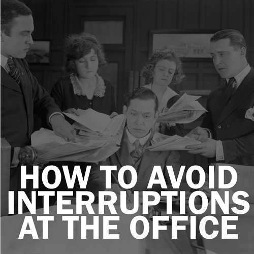 INSTANT DOWNLOAD: "Tips for Managing Your Interruptions"