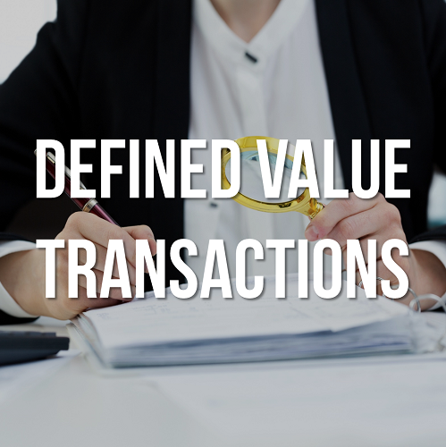 Defined Value Transactions with Robert Keebler and Paul Hood