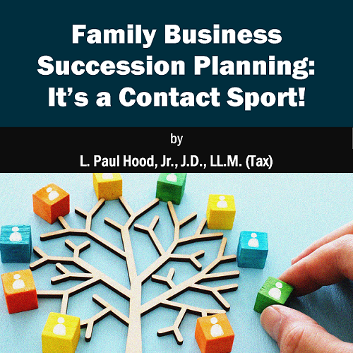 E-BOOK: "Family Business Succession Planning" by Paul Hood PHFAMBUSSUCEB